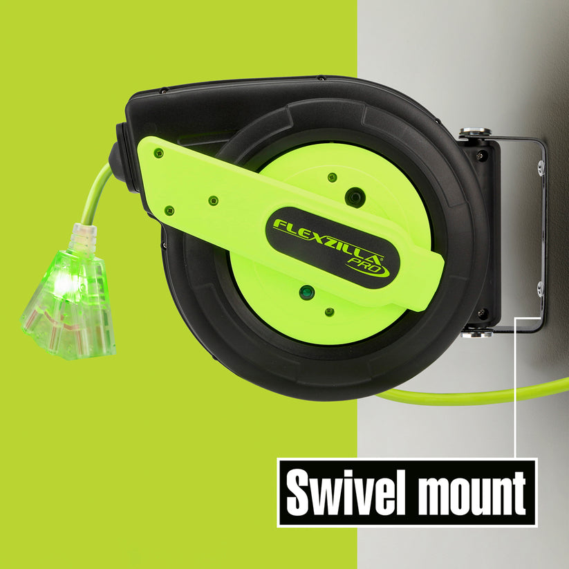 Pro Retractable Extension Cord Reel – Flexzilla.com