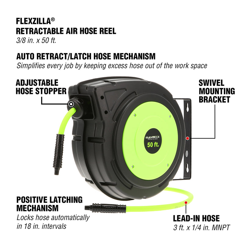 Retractable Air Hose Reel – Flexzilla.com