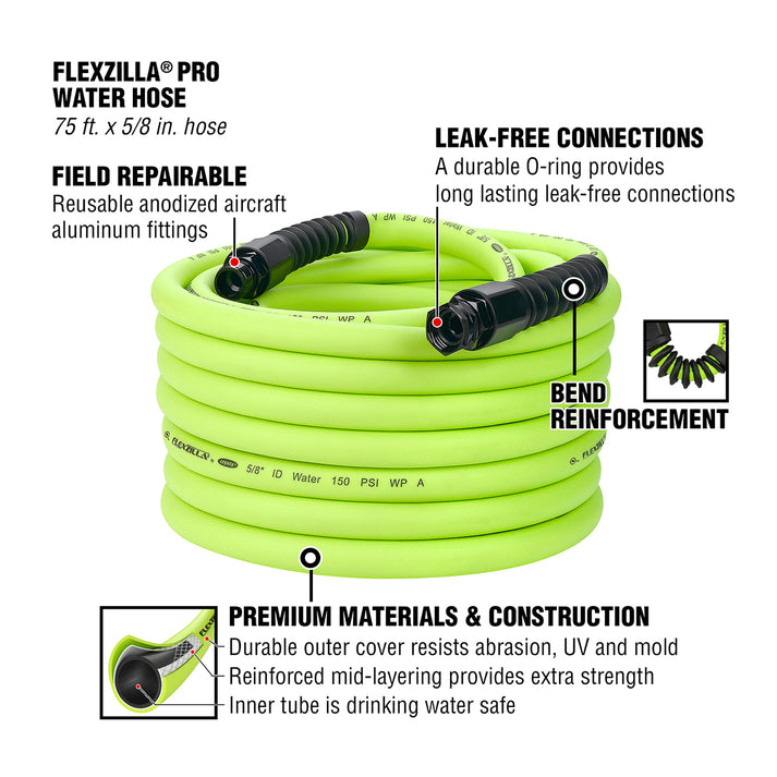 Pro Water Hose - 5/8in – Flexzilla.com